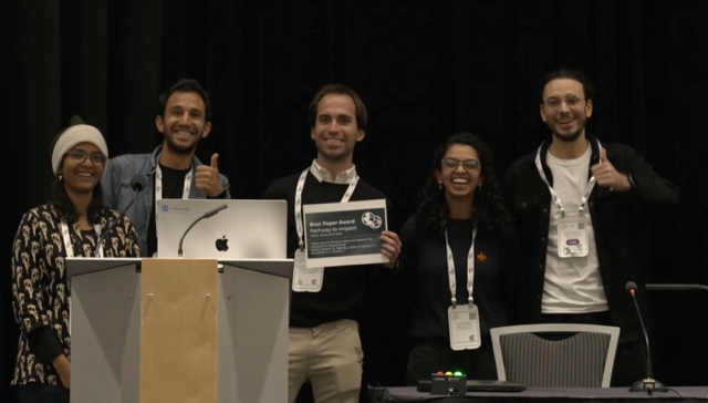 Best - pathway to impact - Paper Award at NeurIPS workshop